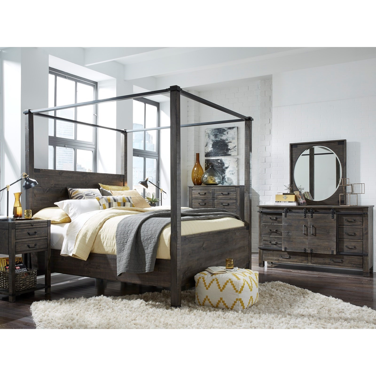 California king canopy bedroom sets store